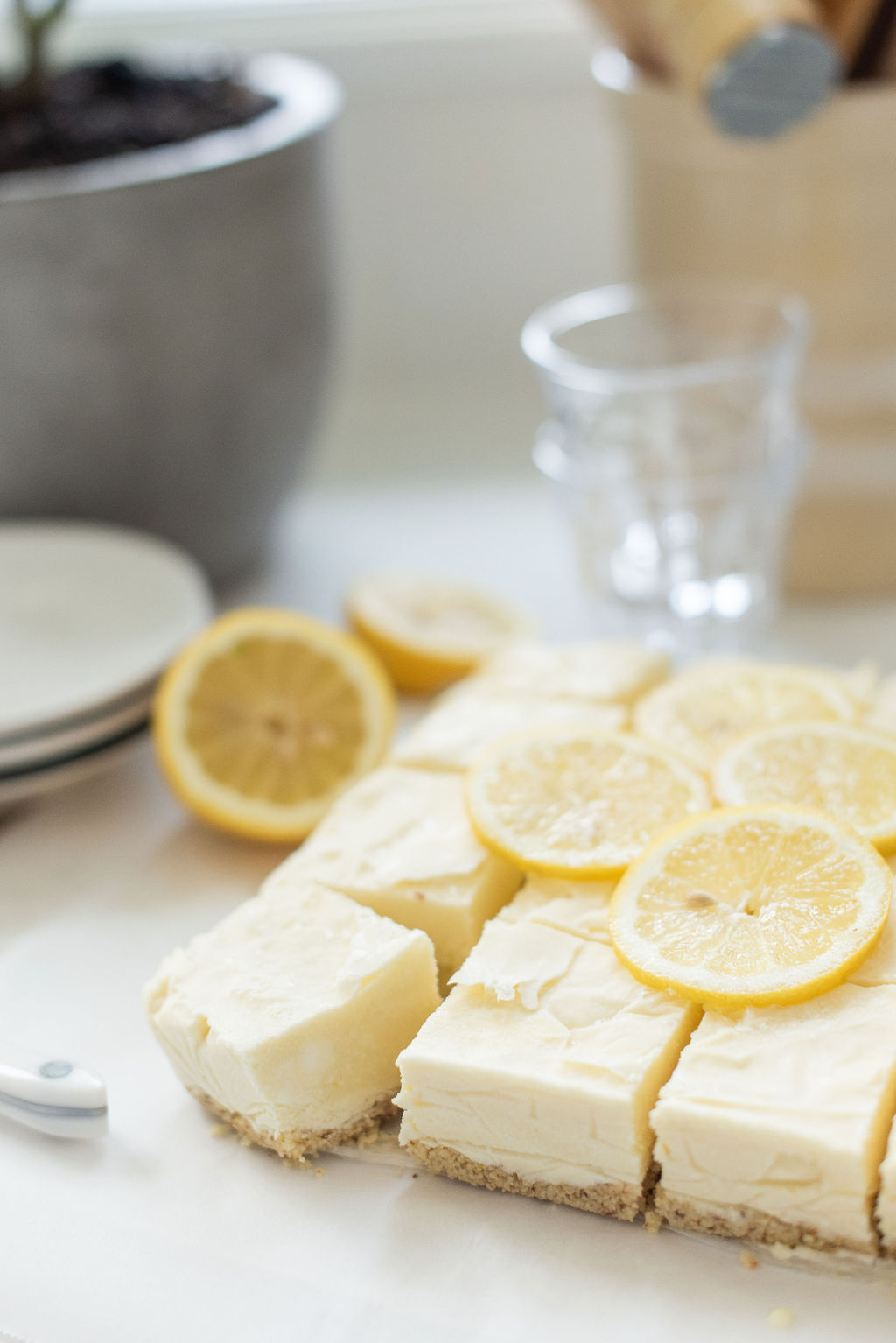 Frozen Lemon Dessert with Almond Crust - Karlene Karst